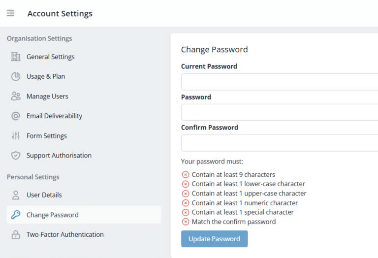 Reset your password - Snapforms Resources & FAQs