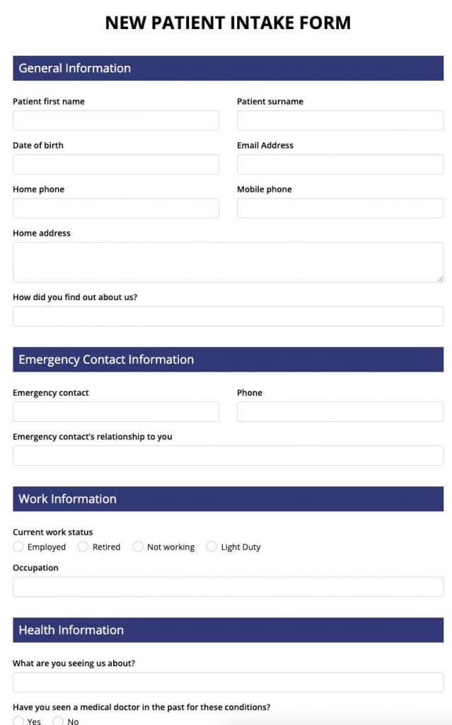 Online Form Templates and Examples - Snapforms Australia