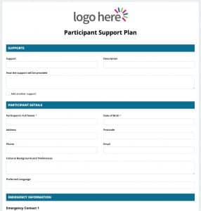 Online form templates for NDIS - Snapforms Australia