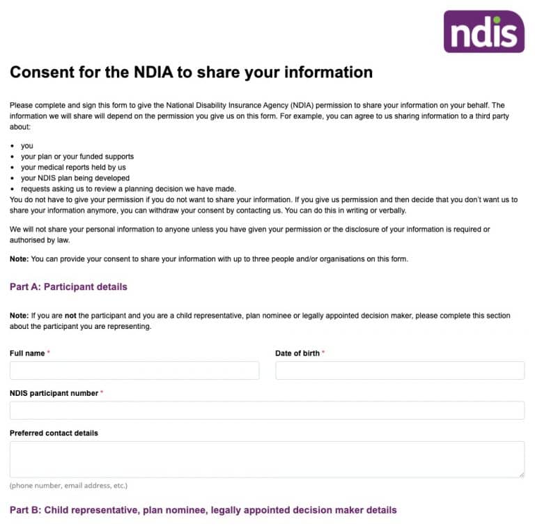 Online form templates for NDIS - Snapforms Australia