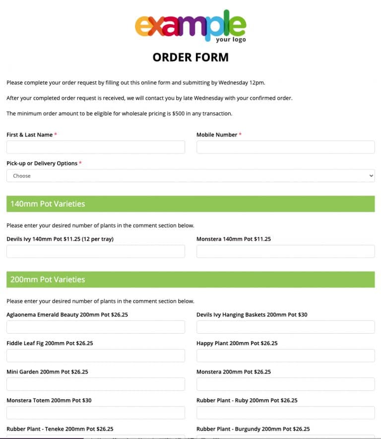 Online Form Templates and Examples - Snapforms Australia