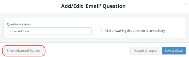 Email Address - Snapforms Resources & FAQs