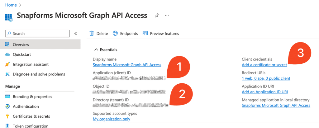 SAML SSO Guide for Entra ID Lookup - Snapforms Resources & FAQs