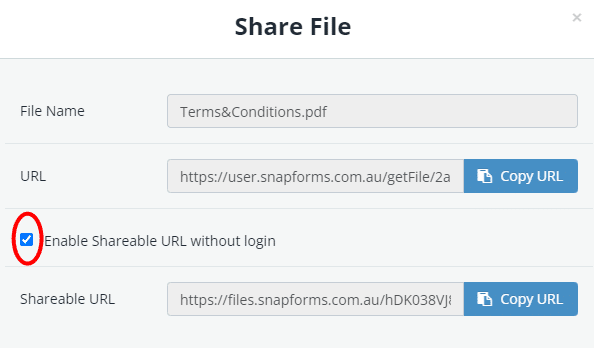 Adding Url Links To Your Form Snapforms Resources And Faqs