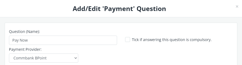 Take payments on your form with Commbank Bpoint - Snapforms Resources ...