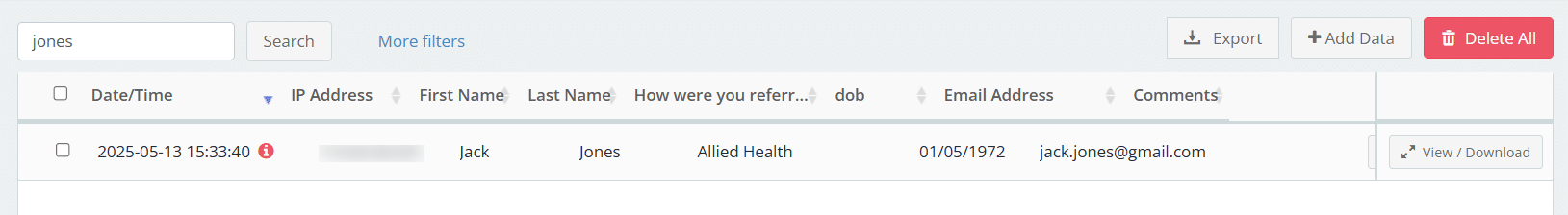 View, print, and download individual responses - Snapforms Resources & FAQs