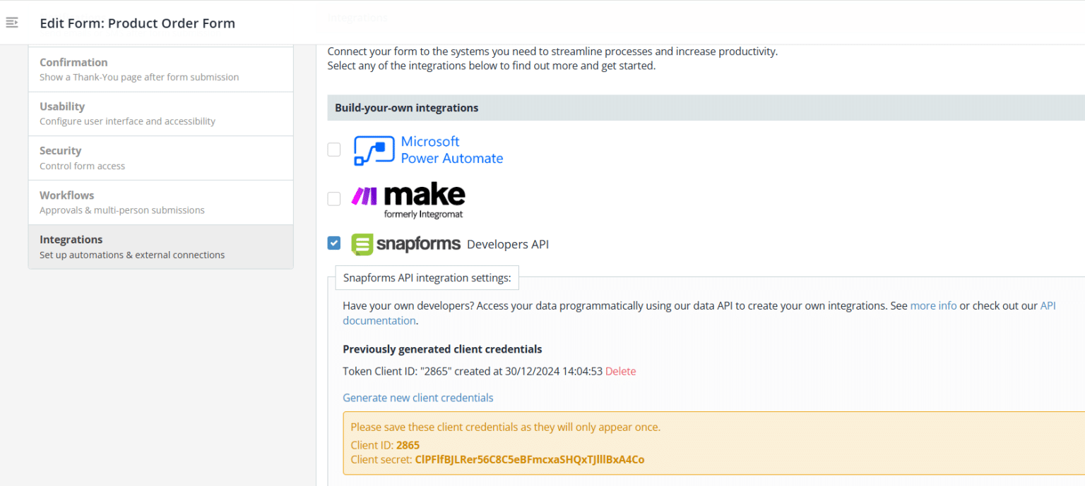 Snapforms API - Snapforms Resources & FAQs