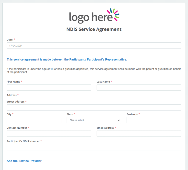 Online form templates for NDIS - Snapforms Australia